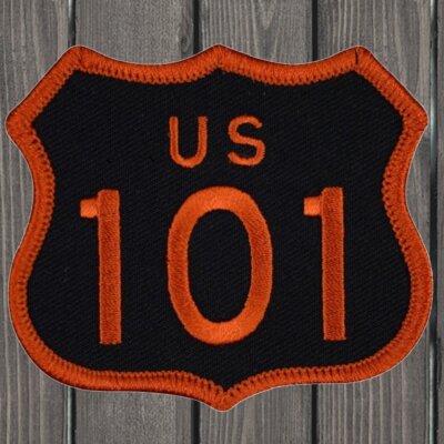 Highway 101 Embroidered Patch — Iron On | eBay