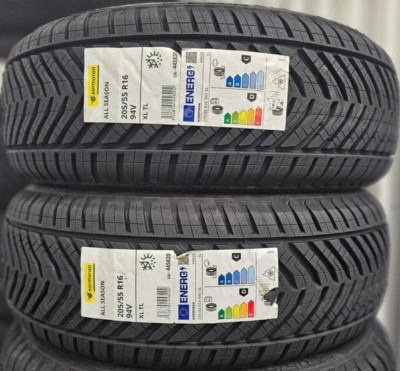 2X NEW KORMORAN BY MICHELIN 205/55/16 205 55 R16 94V ALL SEASON TYRES ...