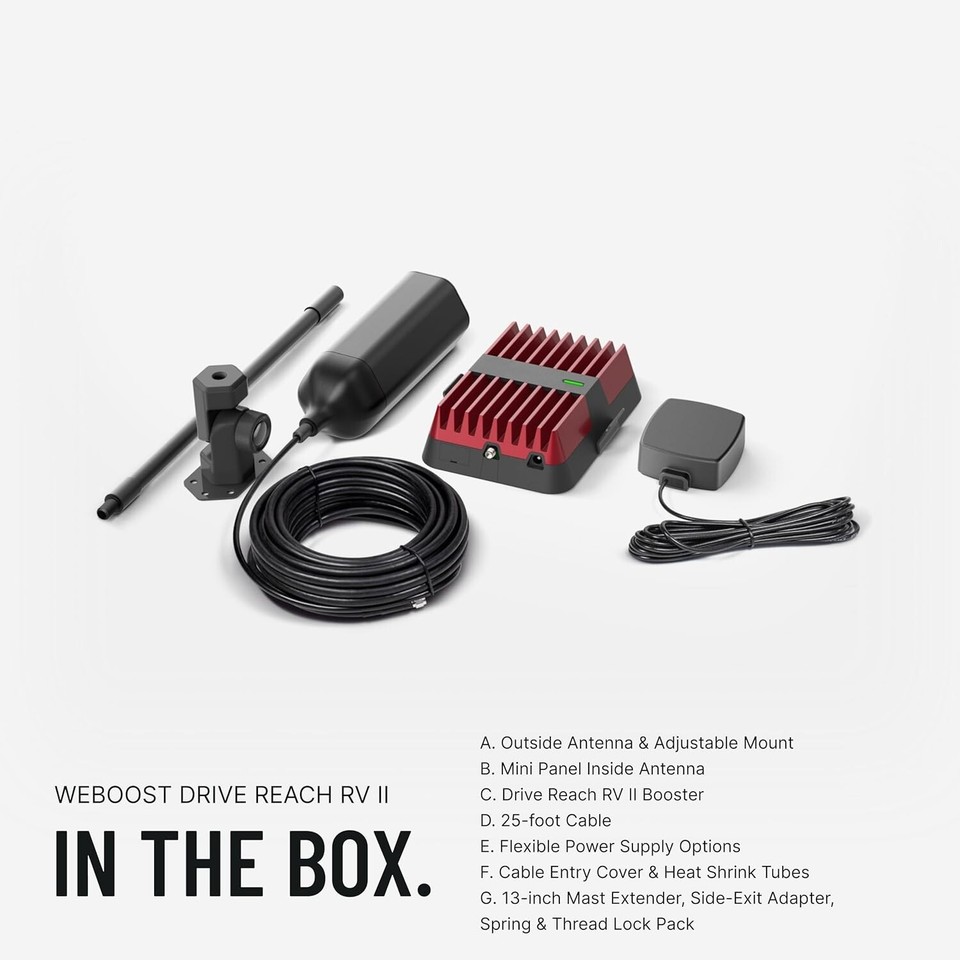 weBoost Drive Reach RV II Cellular Signal Booster Kit (474061) | eBay
