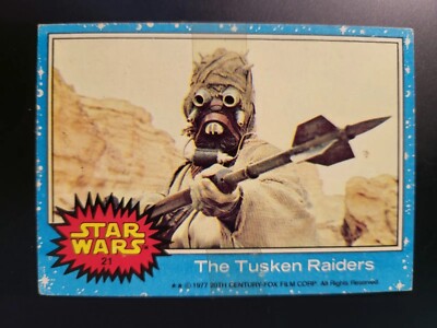 1977 Topps Star Wars blue series 1 Tusken Raiders card #21 | eBay