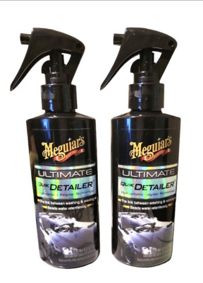2~PACK Meguiars Ultimate Quick Detailer 6oz Each Bottle GREAT FOR GLOVE ...
