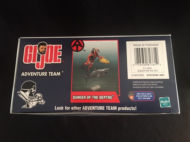2002 Hasbro Gi Joe Adventure Team Search for The Yeti 12" Figure for ...