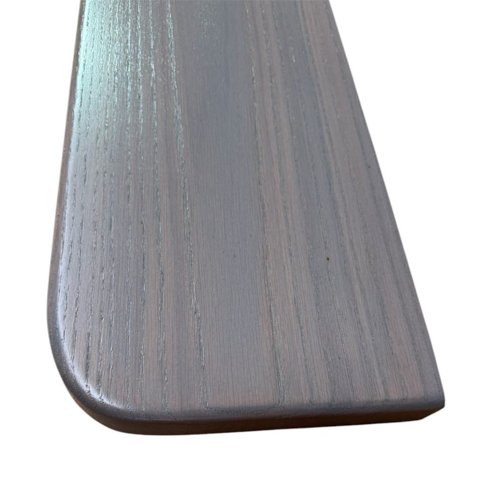 Solid Oak GREY STAIN Staircase Stair Cladding And Riser Replacement ...