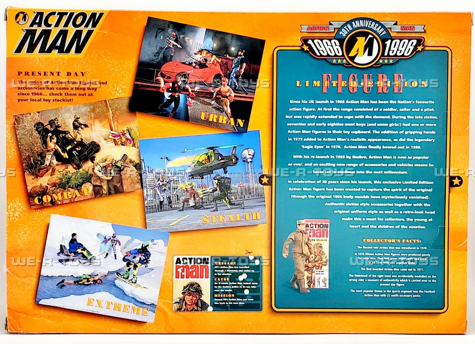 Action Man Collector's Edition Action Soldier Figure 1996 Hasbro 36365 ...