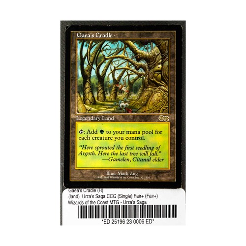 WOTC MtG Urza's Saga Gaea's Cradle (R) Fair+ | eBay