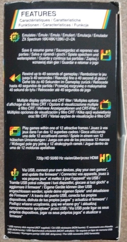 The Spectrum: Retro Games Personal Computer/Console + Extras Boxed Used ...