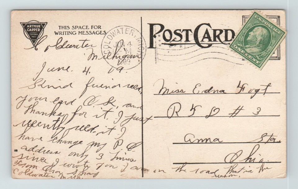 Mormon Temple Salt Lake City Utah Arthur Capper Square VTG UT Postcard ...