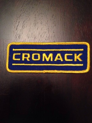 Vintage Cromack Sew On Embroidered Patch 4.5" | eBay