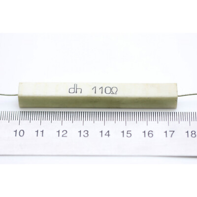 CEMENTED CERAMIC RESISTOR 110R 110OHM 15W DH AXIAL NOS (New Old Stock ...