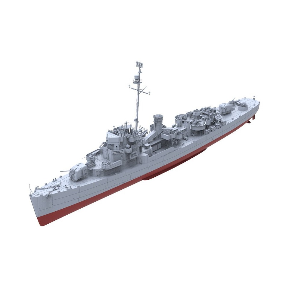SSMODEL Military Model Kit USS Buckley Class Coolbaugh Frigate DE-217 ...