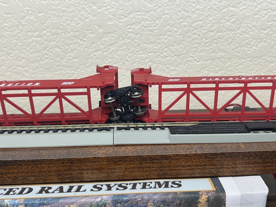 SOO LINE - TWIN STACK 5 CAR Set- ARTICULATED DOUBLE STACK WELL CARS HO ...