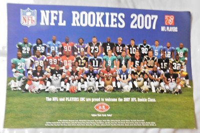 2007 NFL Rookies Draft Class 11x17 Poster - Thick Stock | eBay