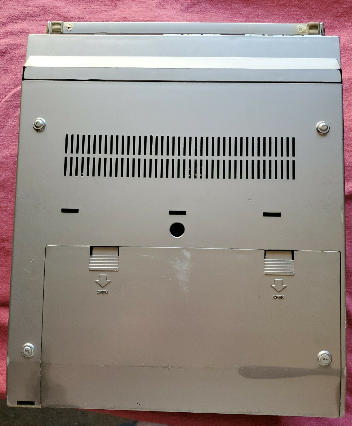 VINTAGE EMERSON 5" BLACK & WHITE AM/FM/PSB PORTABLE TELEVISION VR 35 | eBay