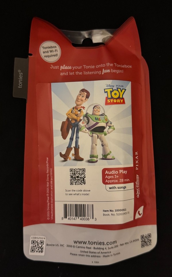 Tonies Audio Book Characters Disney Toy Story Woody Figure Songs NEW ...