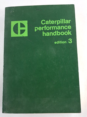 Manuals & Books - Cat Caterpillar Performance Handbook Edition
