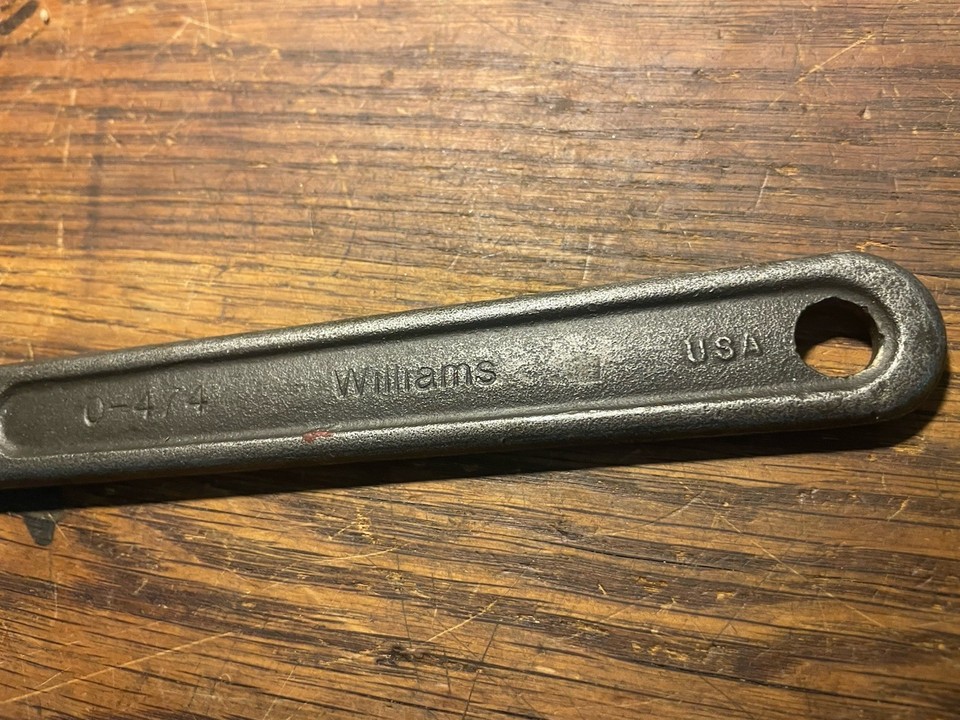 Williams Adj Spanner Wrench 0-474 2-2 Business Industrial Hand Tool USA ...
