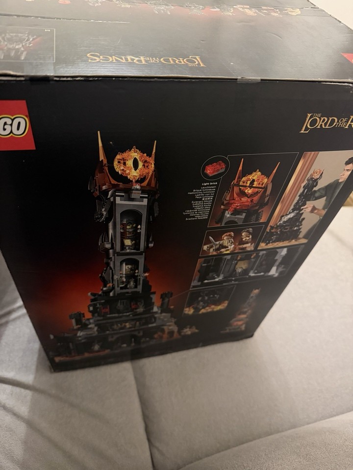LEGO Barad-Dur Lord of the Rings Building Set 10333 - New & Factory ...