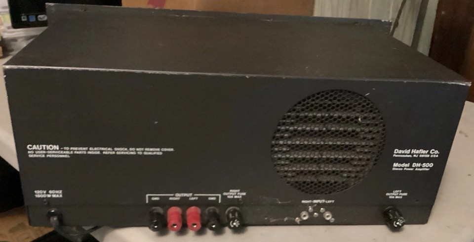READ* David Hafler Five Hundred Model DH-500 Stereo Power Amplifier | eBay