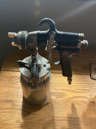 Vintage Binks Model 7 Spray Gun with Snap On Cup 36SK Cap | eBay