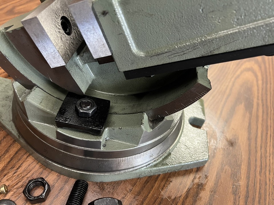 6” Tilt & Swivel Tilting machine vise, 2-way compound vise, #850-TLT-06 ...