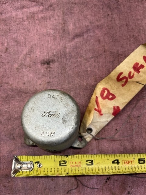 1930's EARLY FORD SCRIPT 6V GENERATOR CUT OUT Vintage Original Jalopy ...