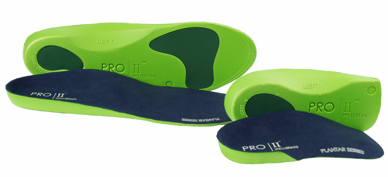 PRO11 WELLBEING X1 PAIR OF ORTHOTIC FULL LENGTH AND X1 PAIR 3/4 SLIM ...