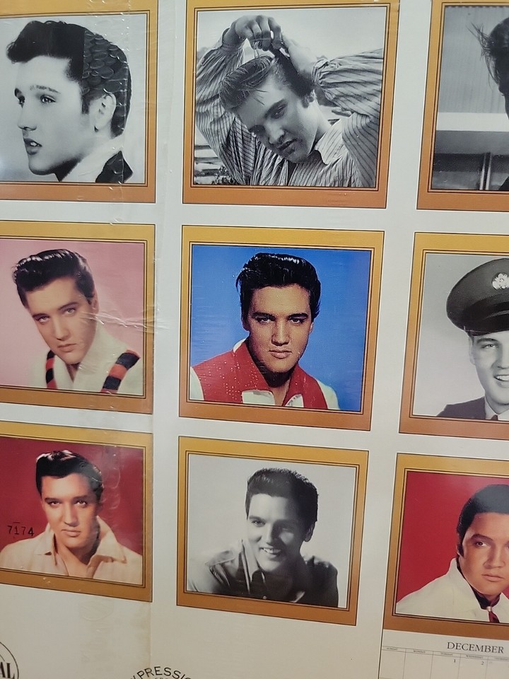 Elvis Calendar New Sealed 1998 | eBay UK