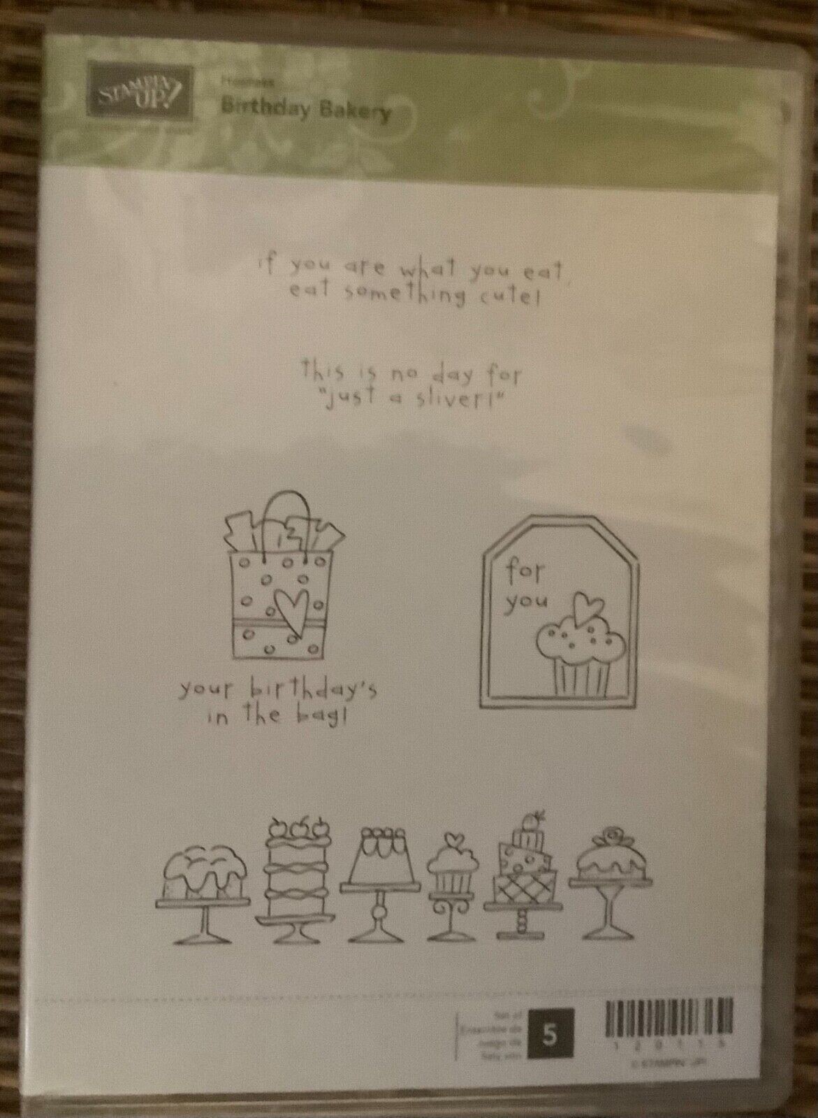 Stampin' Up! - Birthday Bakery Stamp Set | eBay