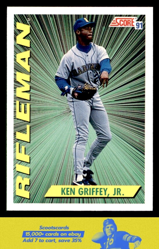 1991 Score Ken Griffey, Jr. RIF #697 Seattle Mariners | eBay