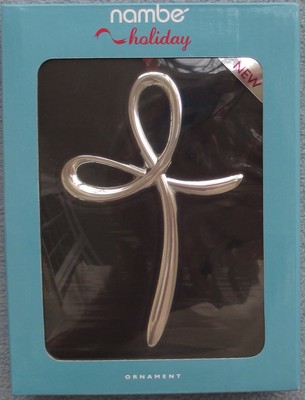 Nambe Cross Ornament New in Box | eBay
