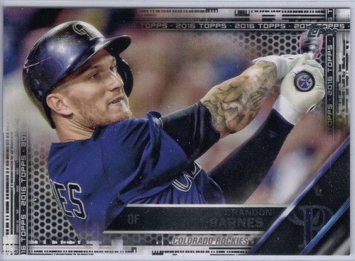 2016 Topps Black #376 Brandon Barnes | eBay