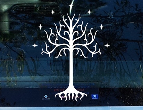 Tree of Gondor Lord of the Rings LOTR Decal Vinyl Car Window Wall Decal ...