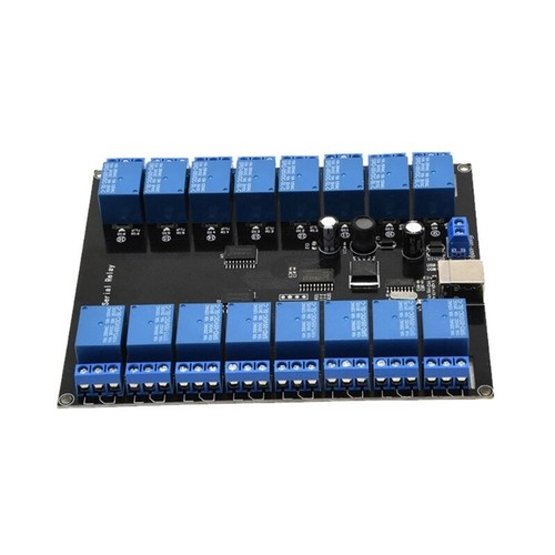 16 Channel Relays Shield Module DC7V-38V with Optocoupler ...