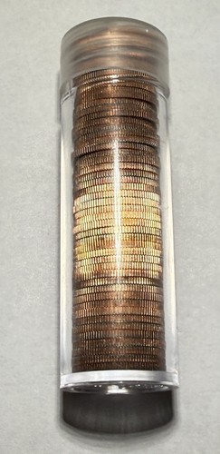 1978-S Roosevelt Dime Proof 50 Coin Roll in Protective Plastic Tube ...