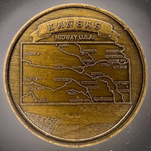 1961 Kansas State 100 Year Anniversary Centennial Commemorative Coin ...