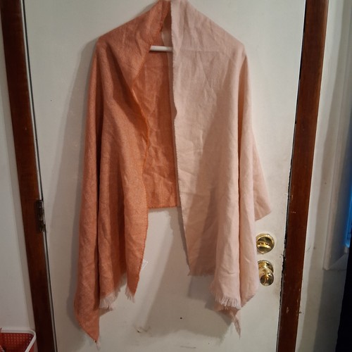 Pink Colorblock Scarf Shawl 2 Tone Gertex Target Acrylic EUC Super Soft ...