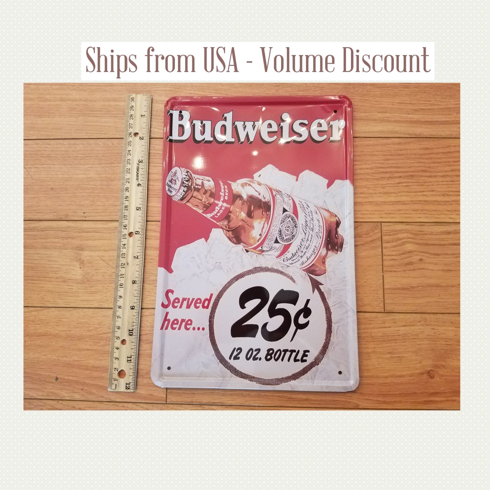 Bud Light Sign Bud Light Beer Sign Bud Light Garage Tin Sign Metal ...