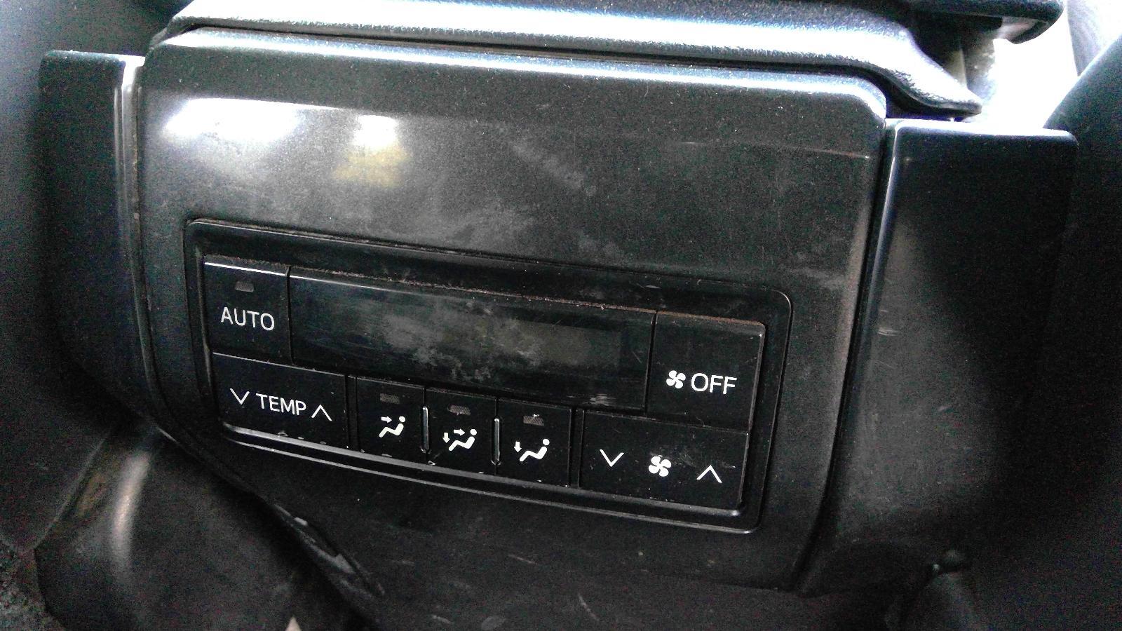 TOYOTA PRADO HEATER/AC CONTROLS 150 SERIES, REAR, CLIMATE CONTROL TYPE ...