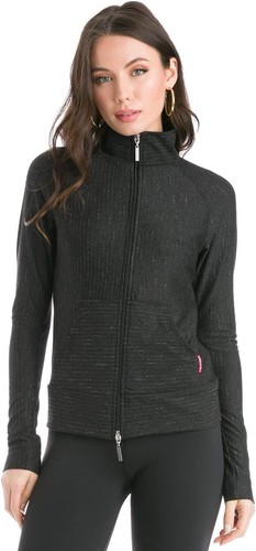 Hard Tail Women's Micro Stripe Speed Jacker Performance Jacket X-Small ...