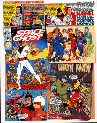 Marvel Hanna Barbera CROSSOVER STORIES PRINT FF Galaxy Trio Ant Man ...