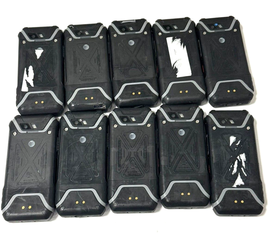 Lot of 10 SONIM XP5 XP5800 GSM 16GB RUGGED PTT Wi-Fi 4G LTE BLACK AT&T ...