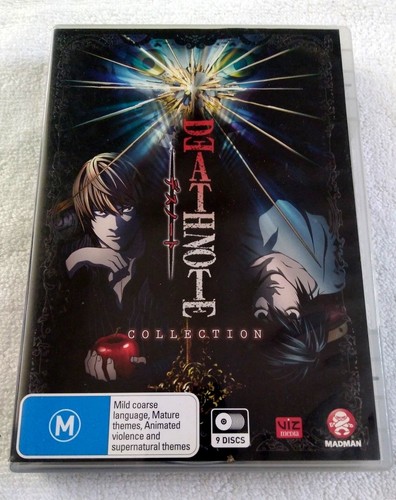 DEATH NOTE COLLECTION – DVD, 9 DISCS SET, R-4, LIKE NEW, FREE POST IN ...