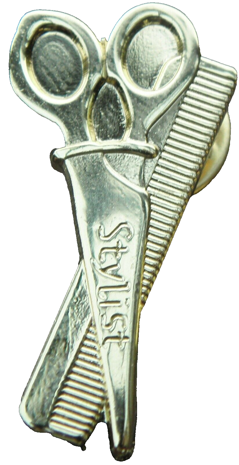 Stylist Pin Badge Hairdresser Barber Scissors & Comb Brooch | eBay UK