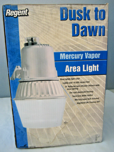 Regent Mercury Vapor Outdoor Security Light NH1204M Dusk to Dawn 175W ...
