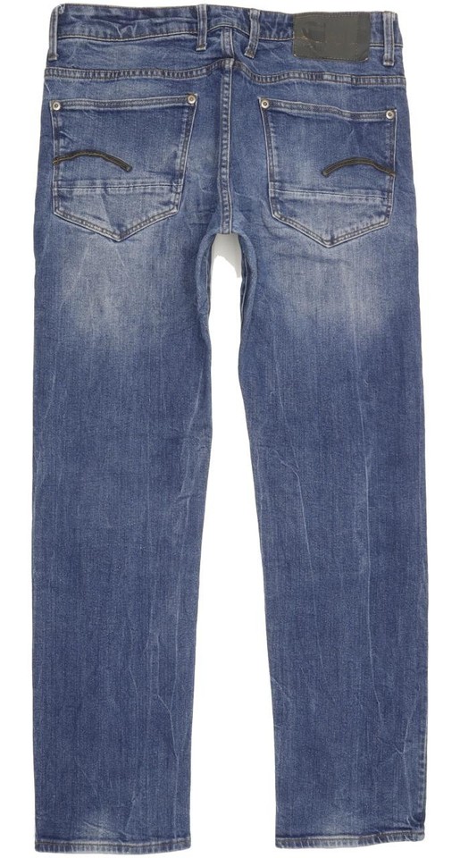 G-Star Revend Men Blue Straight Slim Stretch Jeans W32 L30 (94898) | eBay