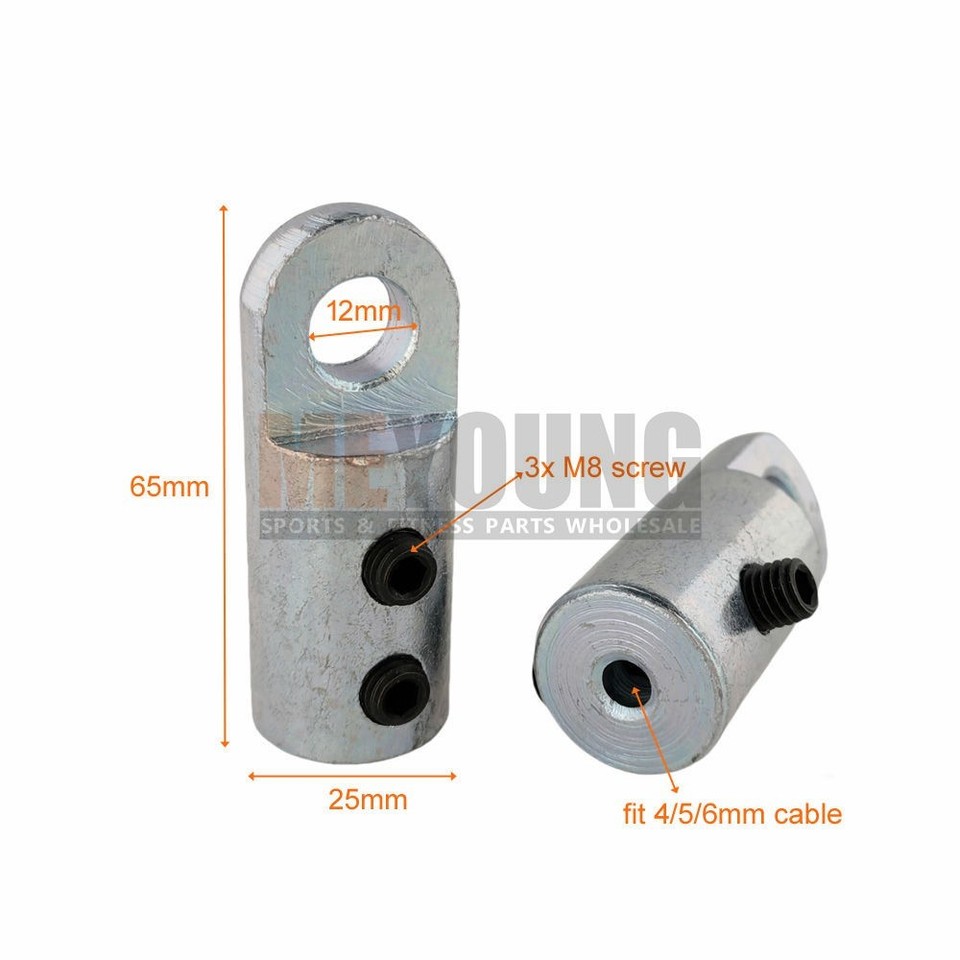 FPW 4MM Gym Cable End Fittings Thimble Replacement Fitness Gym Cable ...