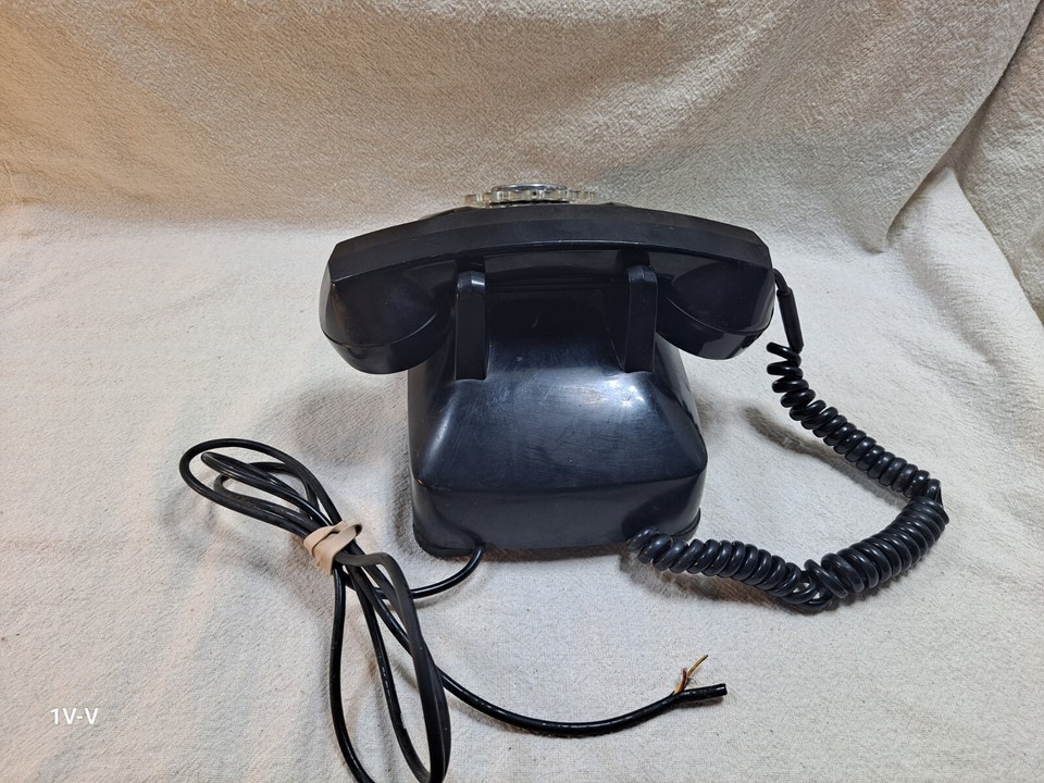 Vintage Phone 1963 Automatic Electric Monophone Blck Rotary Desk ...