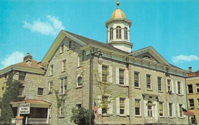 KINGSTON, NY New York ULSTER COUNTY COURT HOUSE Courthouse Chrome ...