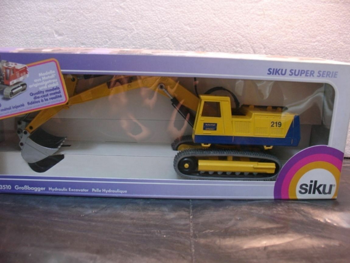 WOW EXTREMELY RARE #3510 Menck M500H Hydraulic Excavator Yellow/ Blue 1 ...