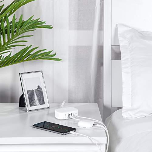 USB Charging Station 4 Port - USB Charger Block Multiple USB Charging ...